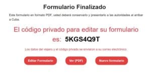 Formulario dviajeros para entrar a Cuba | Cómo llenar este documento